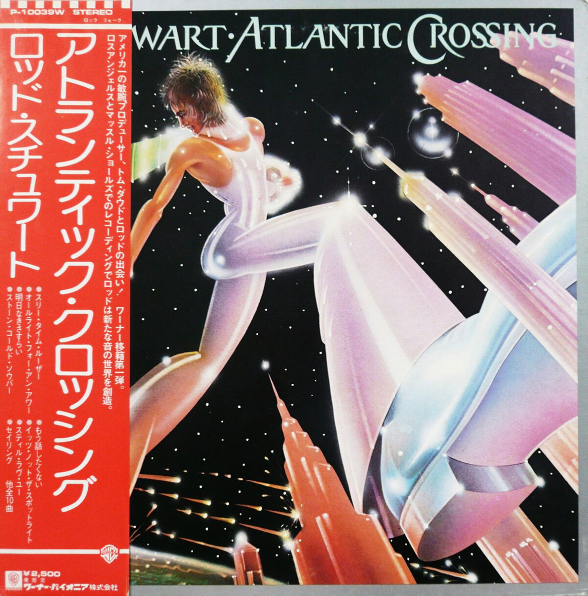 Atlantic Crossing by Rod Stewart (Album; Warner Bros.; P-10039W ...