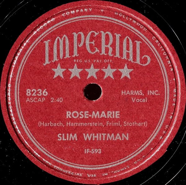 Most popular Yodeling singles of the 1950s - Rate Your Music