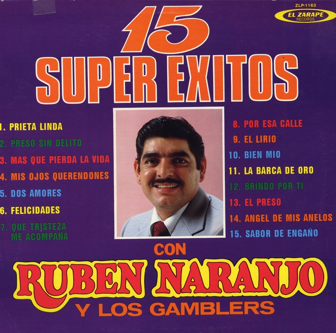 15 super exitos by Ruben Naranjo y Los Gamblers (Compilation): Reviews ...