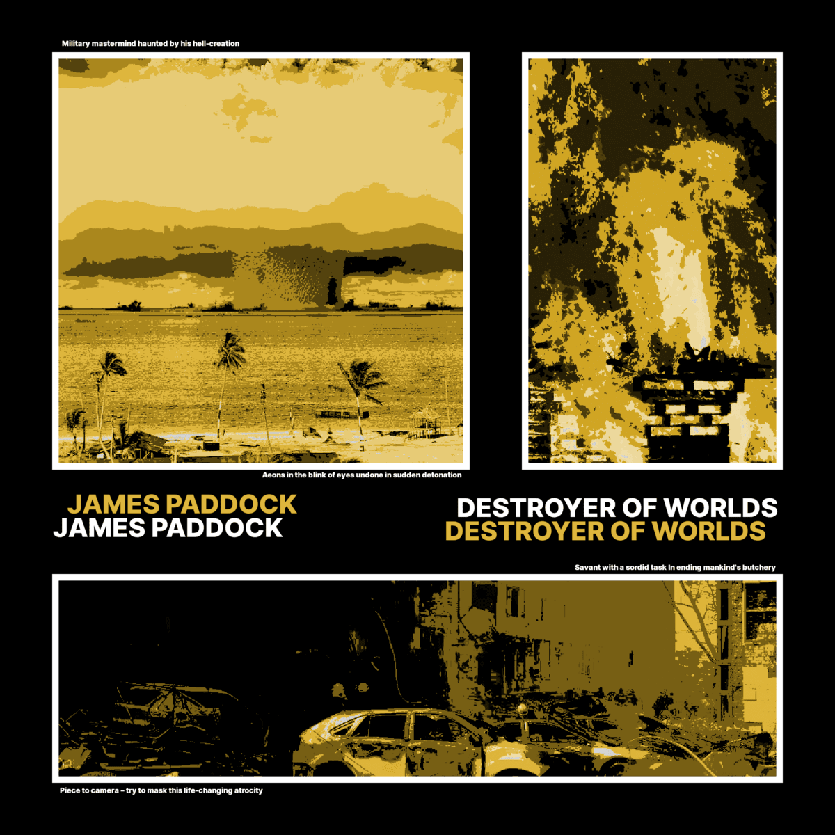 Destroyer of Worlds by James Paddock (Single, Progressive Metal): Reviews, Ratings, Credits ...