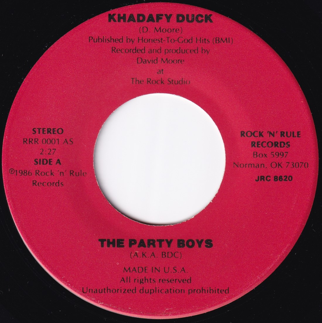 Khadafy Duck / Simple and Sweaty by The Party Boys (aka BDC) / Bureau ...
