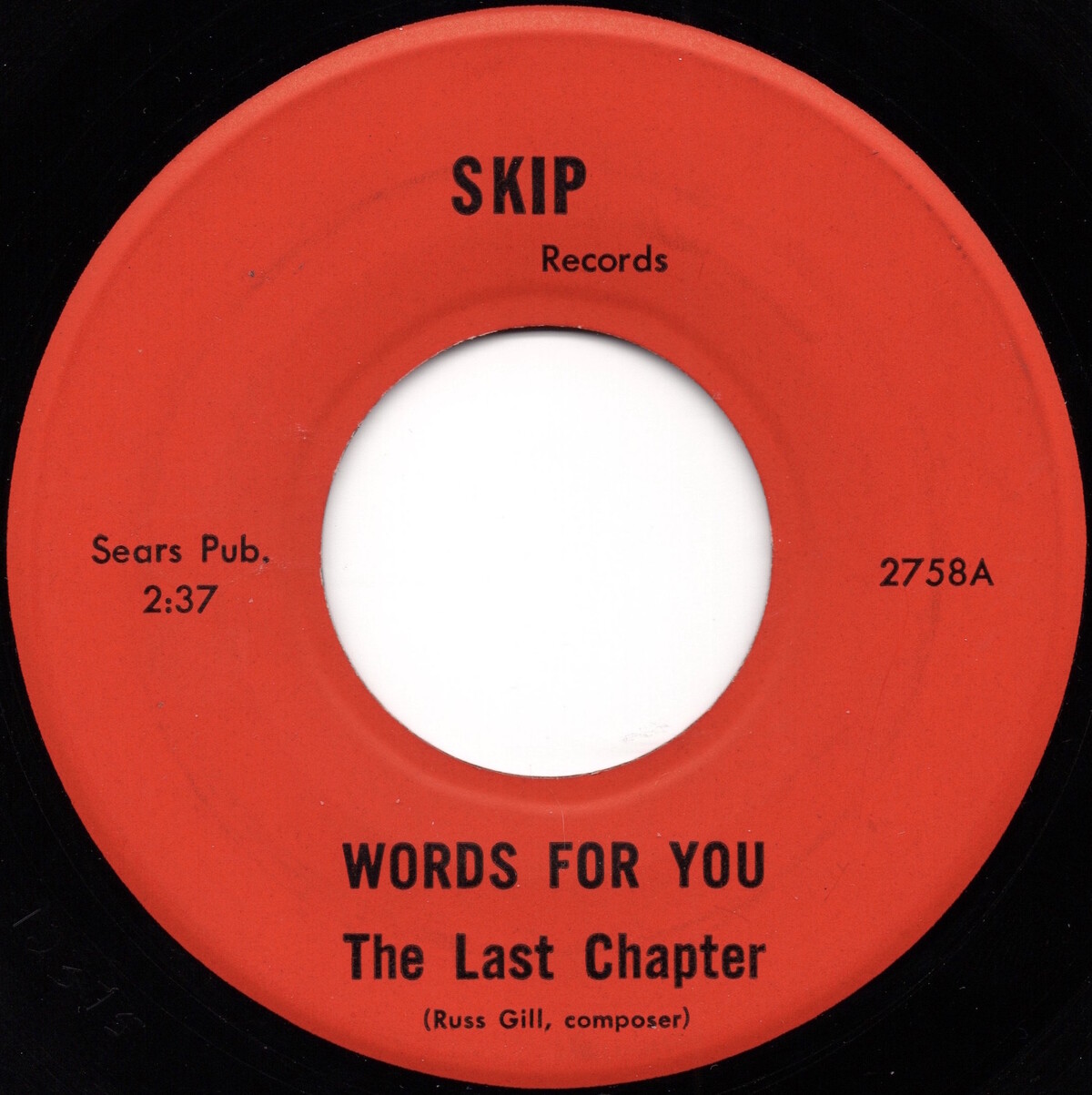 Words for You / It's Only When I'm Lonely by The Last Chapter (Single ...