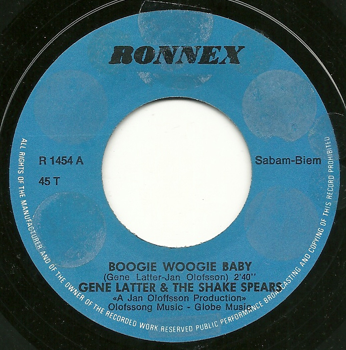 Boogie Woogie Baby / Geronimo by Gene Latter (Single): Reviews, Ratings ...