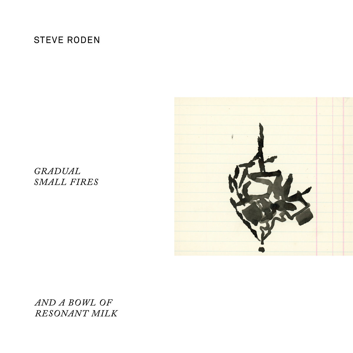 Gradual Small Fires (And a Bowl of Resonant Milk) by Steve Roden (Album ...
