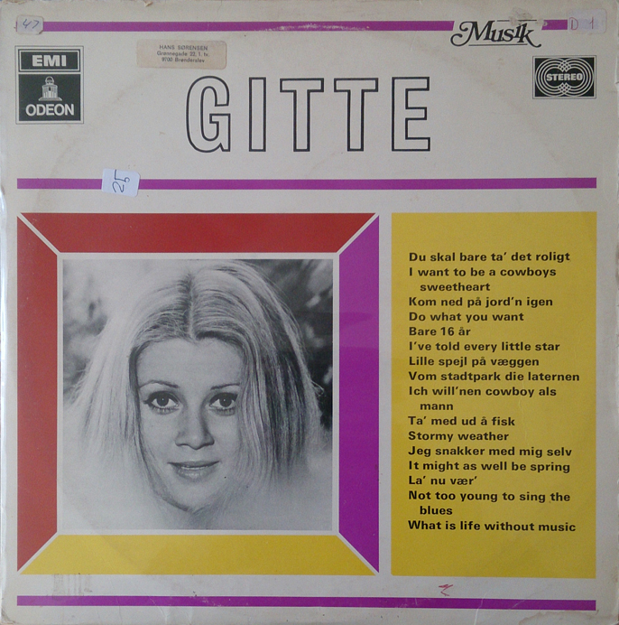 Gitte by Gitte (Compilation, Pop): Reviews, Ratings, Credits, Song list ...