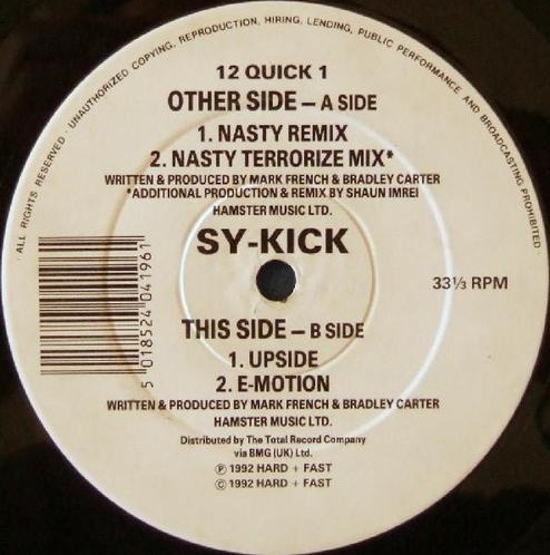 Nasty / Upside / E-Motion by Sy-Kick (Single, Breakbeat Hardcore ...