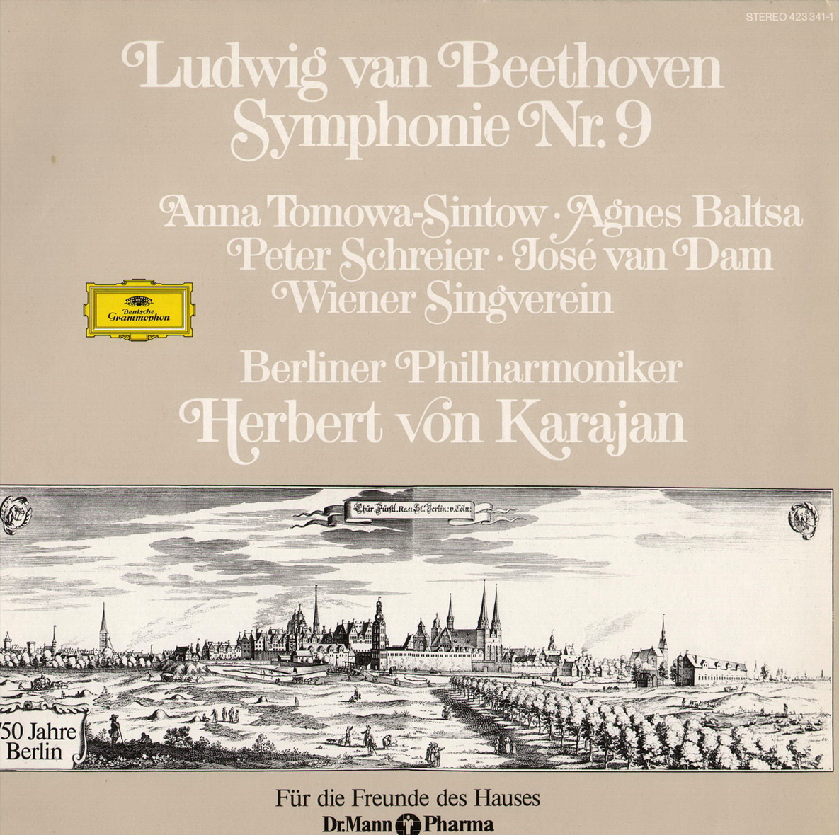 Symphonie Nr. 9 by Berlin Philharmonic Orchestra / Vienna Singverein / Herbert von Karajan ...