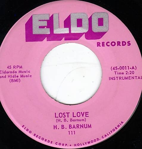 Lost Love / Hallelujah by H.B. Barnum (Single, Easy Listening): Reviews ...