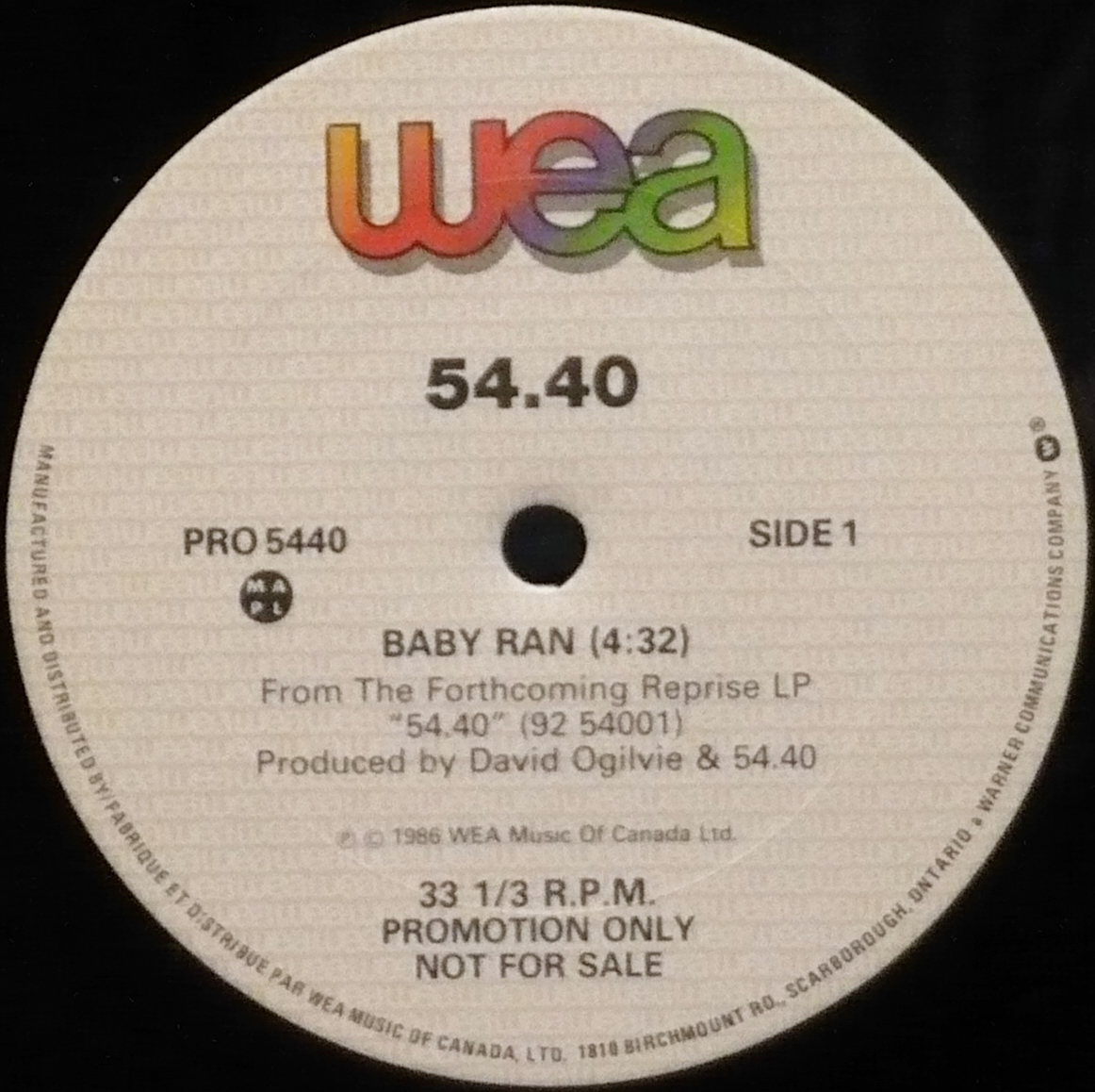 Baby Ran by 54-40 (Single, Alternative Rock): Reviews, Ratings, Credits ...
