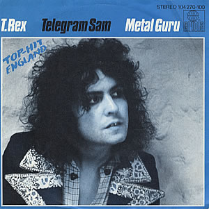 Telegram Sam / Metal Guru by T. Rex (Single; Ariola; 104270): Reviews ...