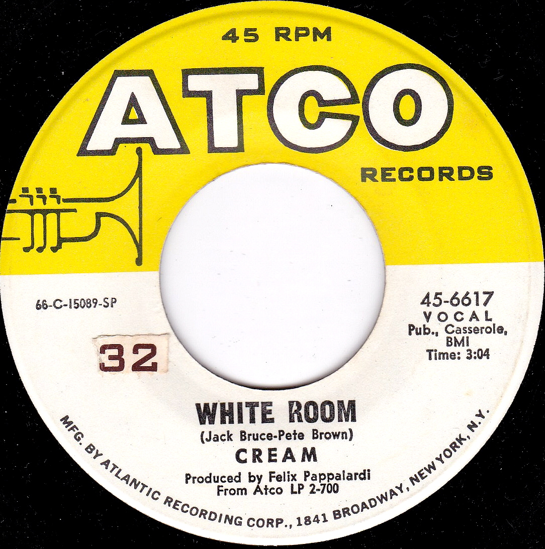 White Room / Those Were the Days by Cream (Single, Psychedelic Rock ...