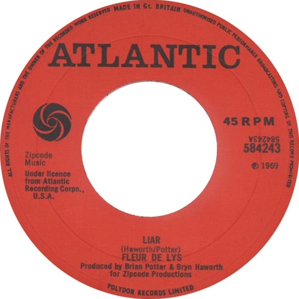 Liar / One City Girl by Fleur de Lys (Single, Psychedelic Rock ...