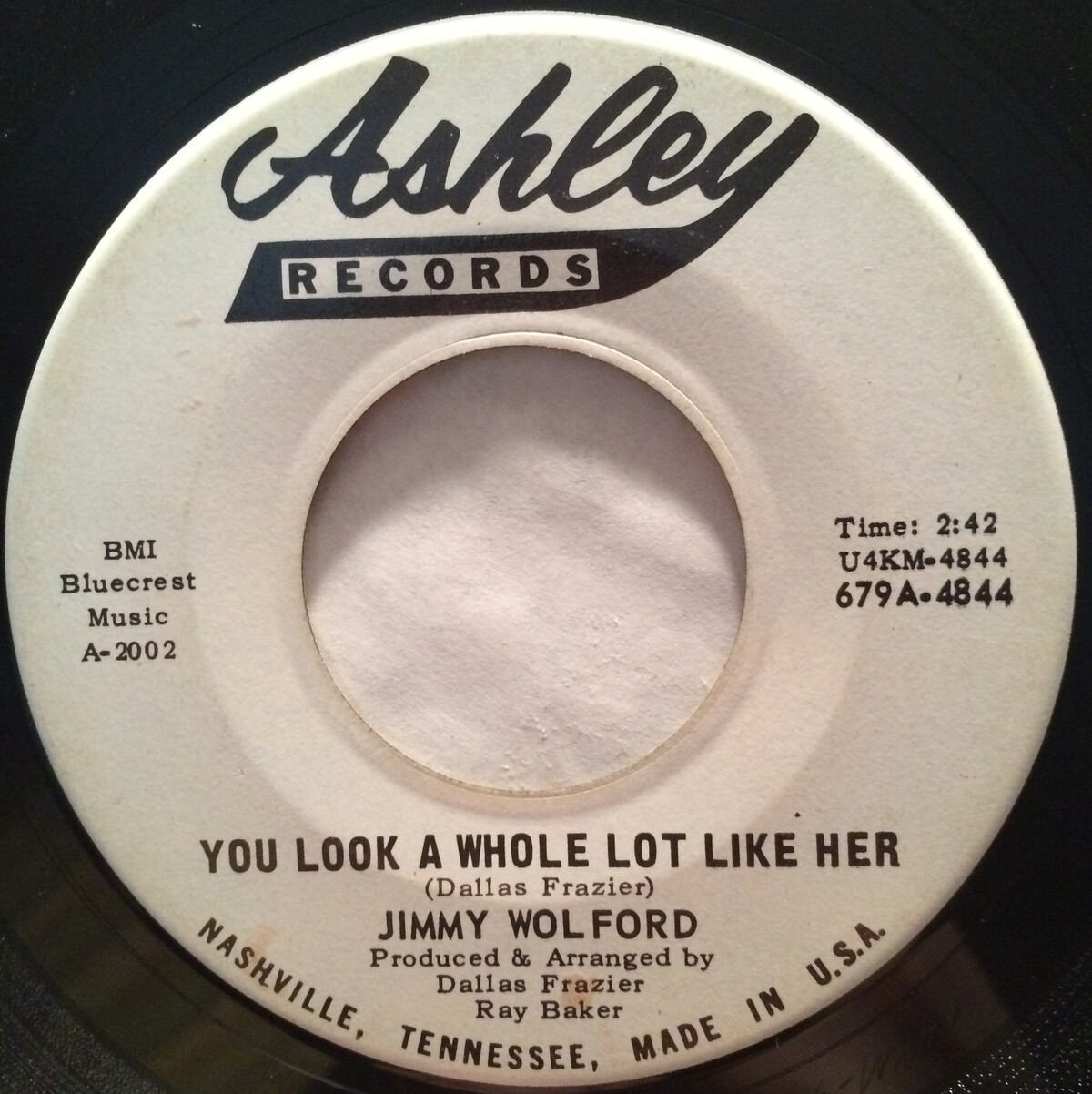 You Look a Whole Lot Like Her / Trouble in the World by Jimmy Wolford ...