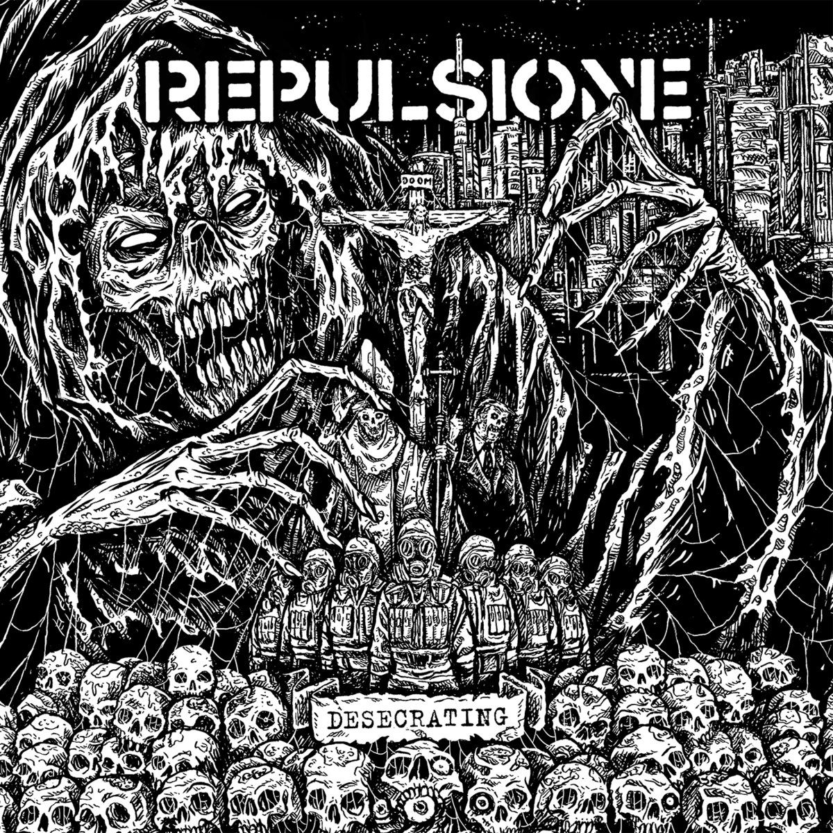 Desecrating by Repulsione (Album, Grindcore): Reviews, Ratings, Credits ...