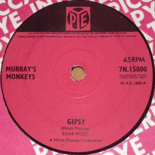 Gipsy / I'll Be Here by Murray's Monkeys (Single): Reviews, Ratings ...