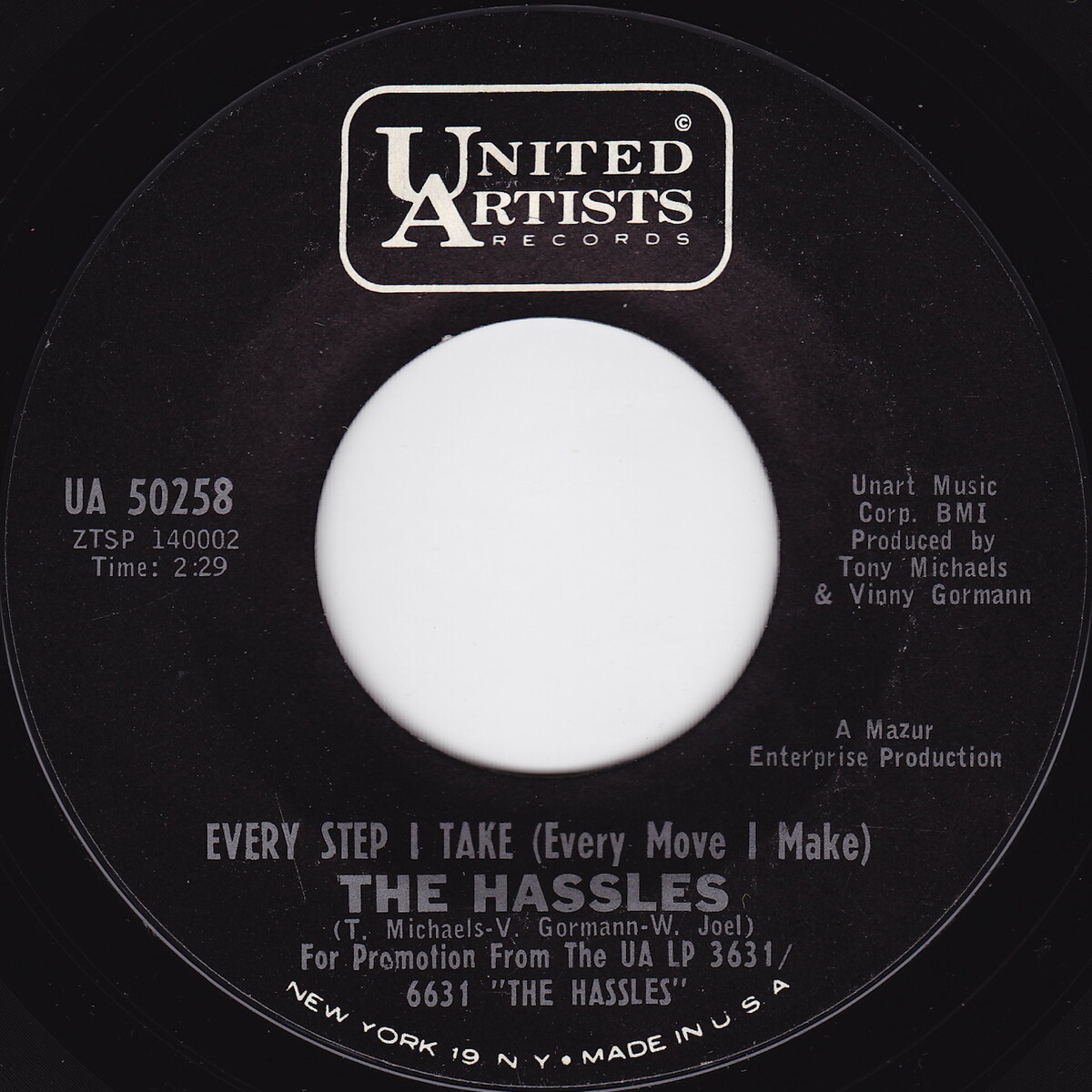 Every Step I Take (Every Move I Make) / I Hear Voices by The Hassles ...
