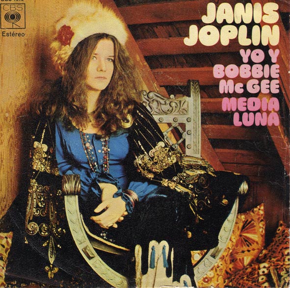 Me and Bobby McGee / Half Moon by Janis Joplin (Single; CBS; CBS 7019 ...
