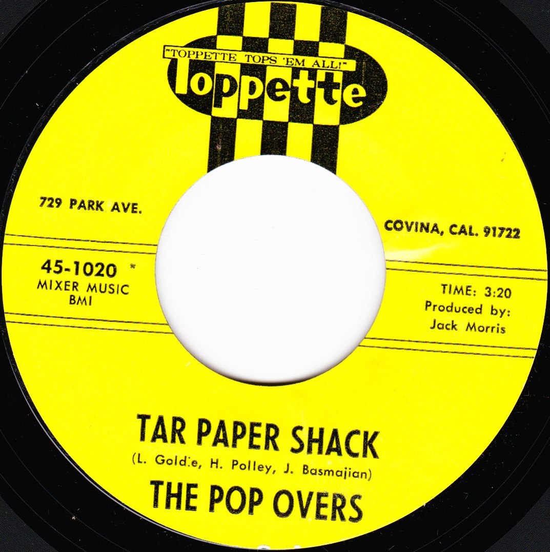 Tar Paper Shack / Time's Run Out by The Pop Overs (Single): Reviews ...