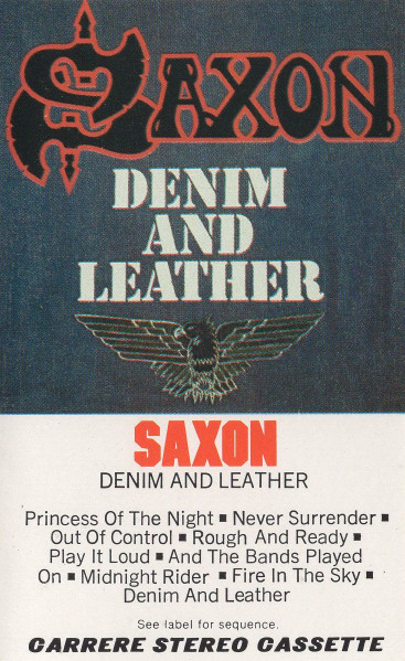 Denim and Leather by Saxon (Album; Carrère; PZT37685): Reviews, Ratings ...