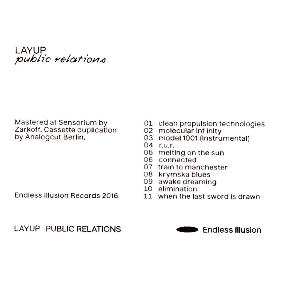 Public Relations by Layup (Album): Reviews, Ratings, Credits, Song list ...