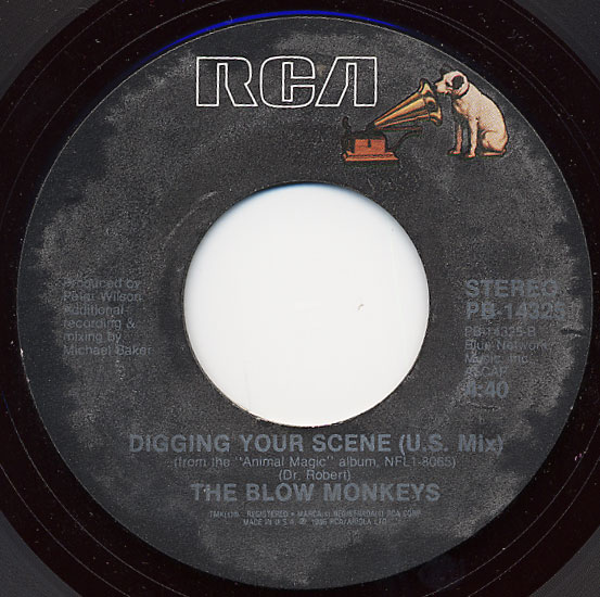 Digging Your Scene (U.S. Mix) by The Blow Monkeys (Single; RCA; PB ...