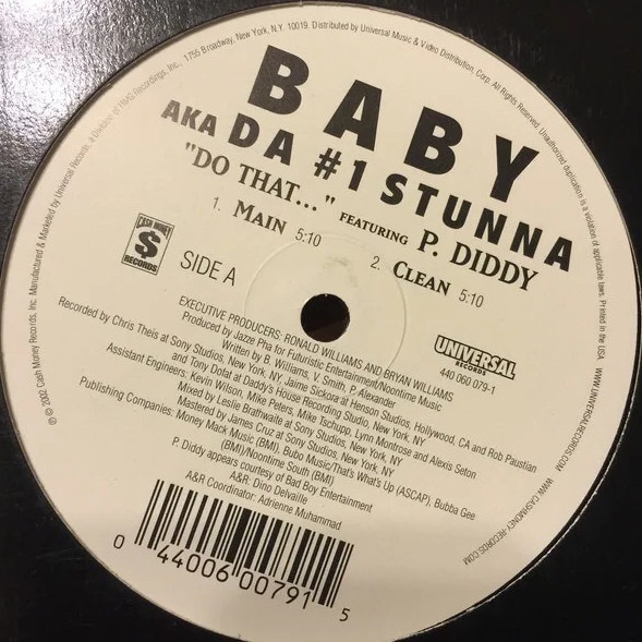 Do That... by Baby AKA da #1 Stunna (Single, Southern Hip Hop): Reviews ...