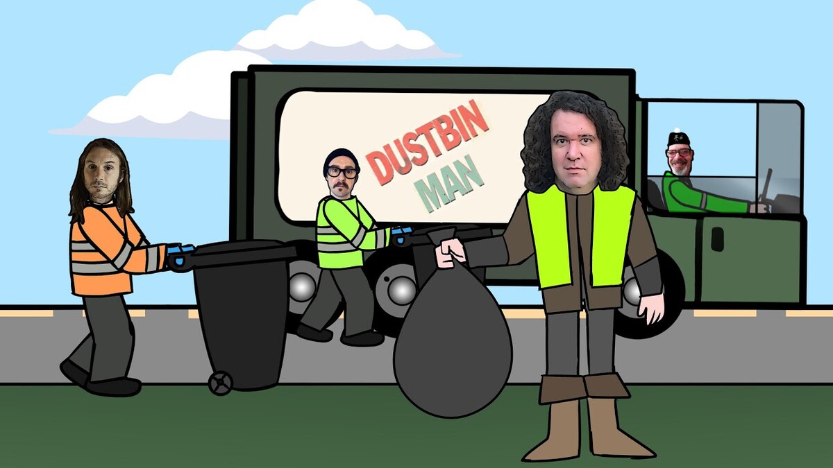 Dustbin Man by Stephen EvEns (Music video): Reviews, Ratings, Credits ...