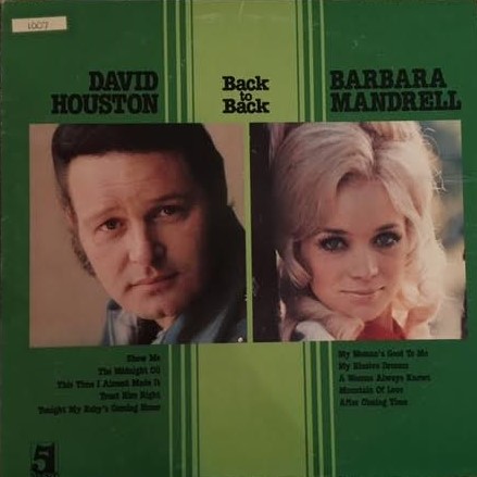 Back to Back by David Houston / Barbara Mandrell (Compilation, Country ...