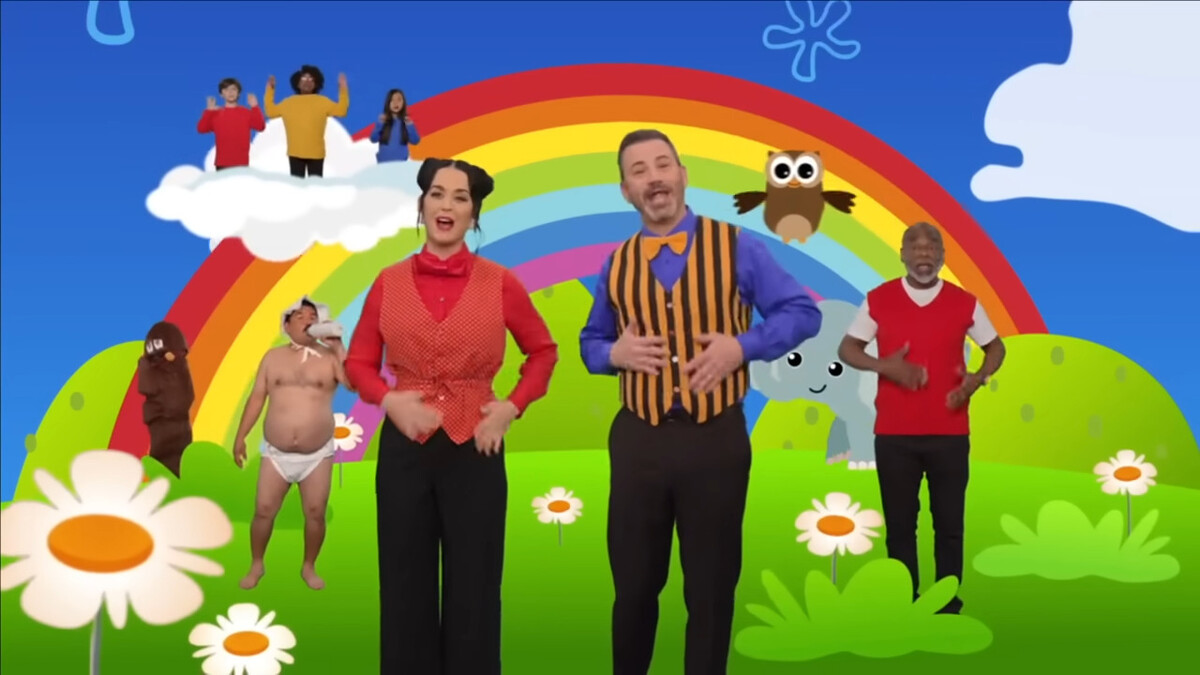 Yum Yum Nom Nom Toot Toot Poop by Jimmy Kimmel & Katy Perry (Music ...