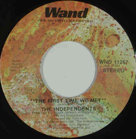 The First Time We Met / Show Me How by The Independents (Single, Soul ...