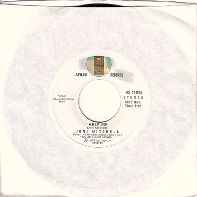 Help Me / Just Like This Train by Joni Mitchell (Single, Singer ...