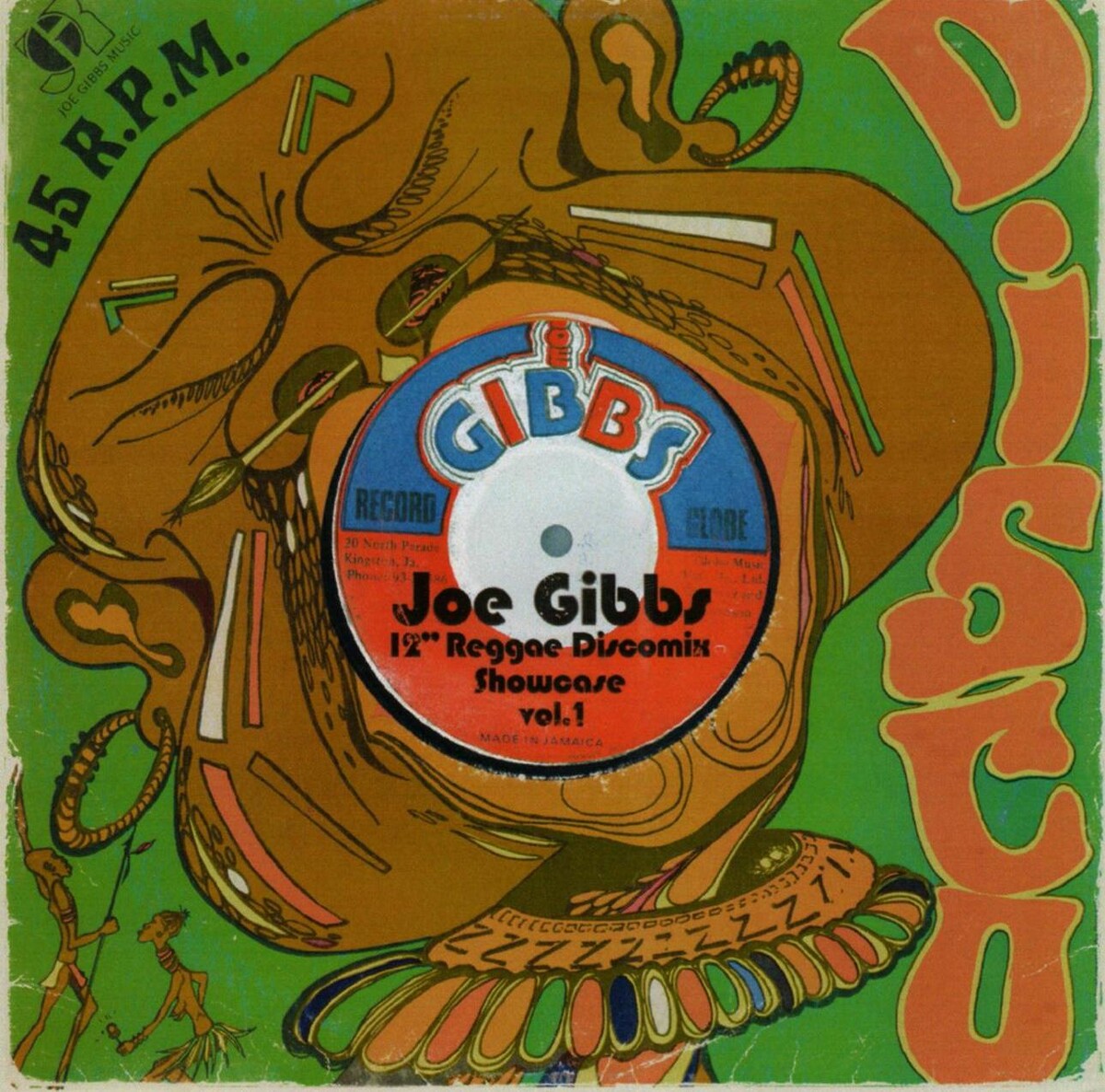 12" Reggae Discomix Showcase Vol. 1 by Joe Gibbs (Compilation, Roots ...