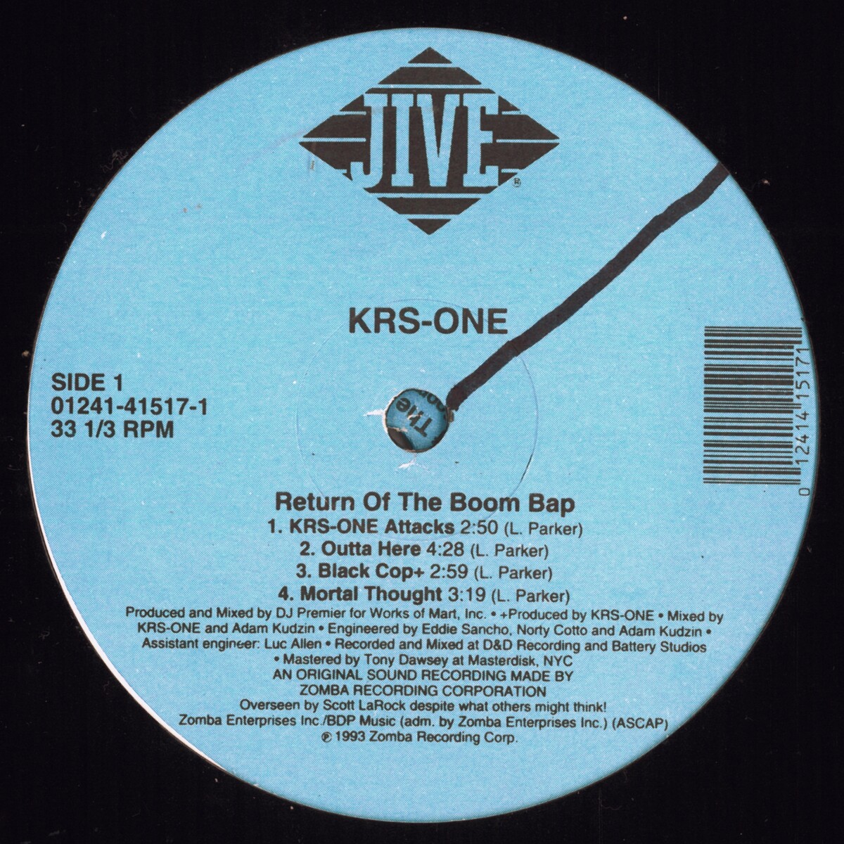 Return of the Boom Bap by KRS-One (Album; Jive; 01241-41517-1): Reviews, Ratings, Credits, Song ...