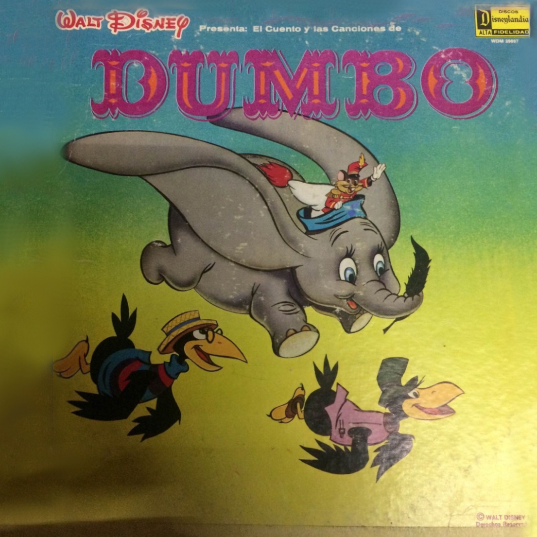 Dumbo by Various Artists (Album; Disneyland; WDM 20007): Reviews ...