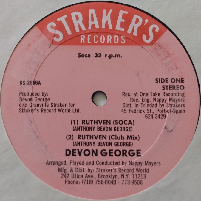Ruthven / Telbut by Anthony Devon George (Single, Soca): Reviews ...