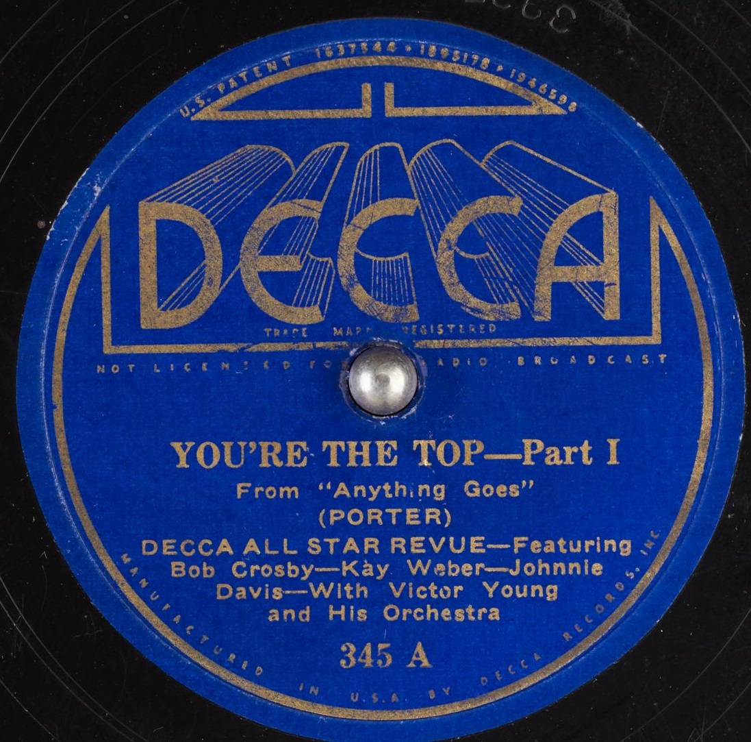 You're the Top by Decca All-Star Revue (Single): Reviews, Ratings ...