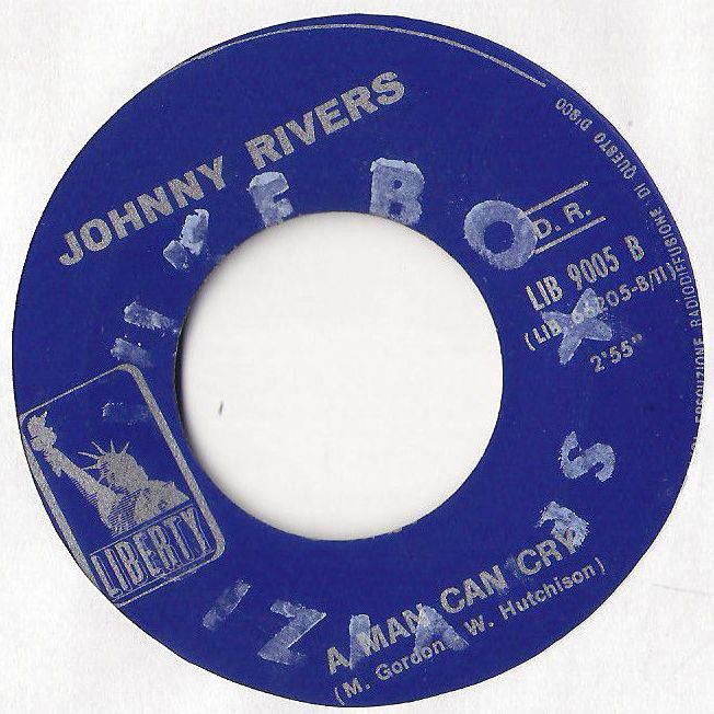 Poor Side of Town / A Man Can Cry by Johnny Rivers (Single; Liberty ...