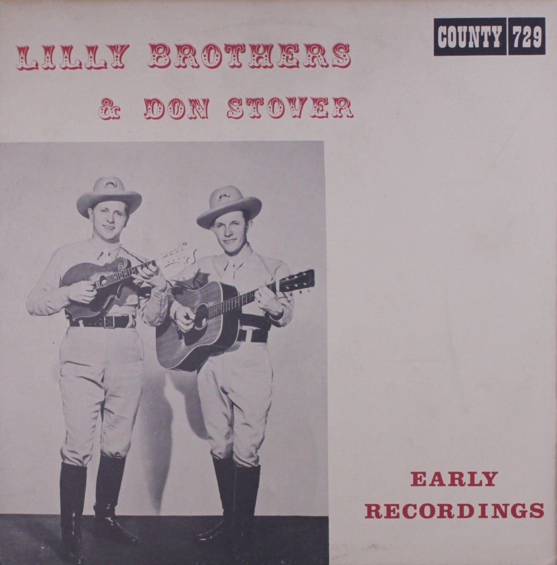 Early Recordings by The Lilly Brothers & Don Stover (Compilation ...