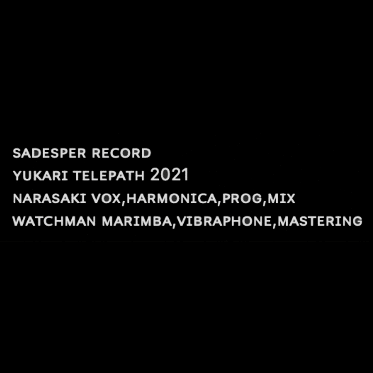 Yukari Telepath 2021 by Sadesper Record (Single, Ambient): Reviews ...