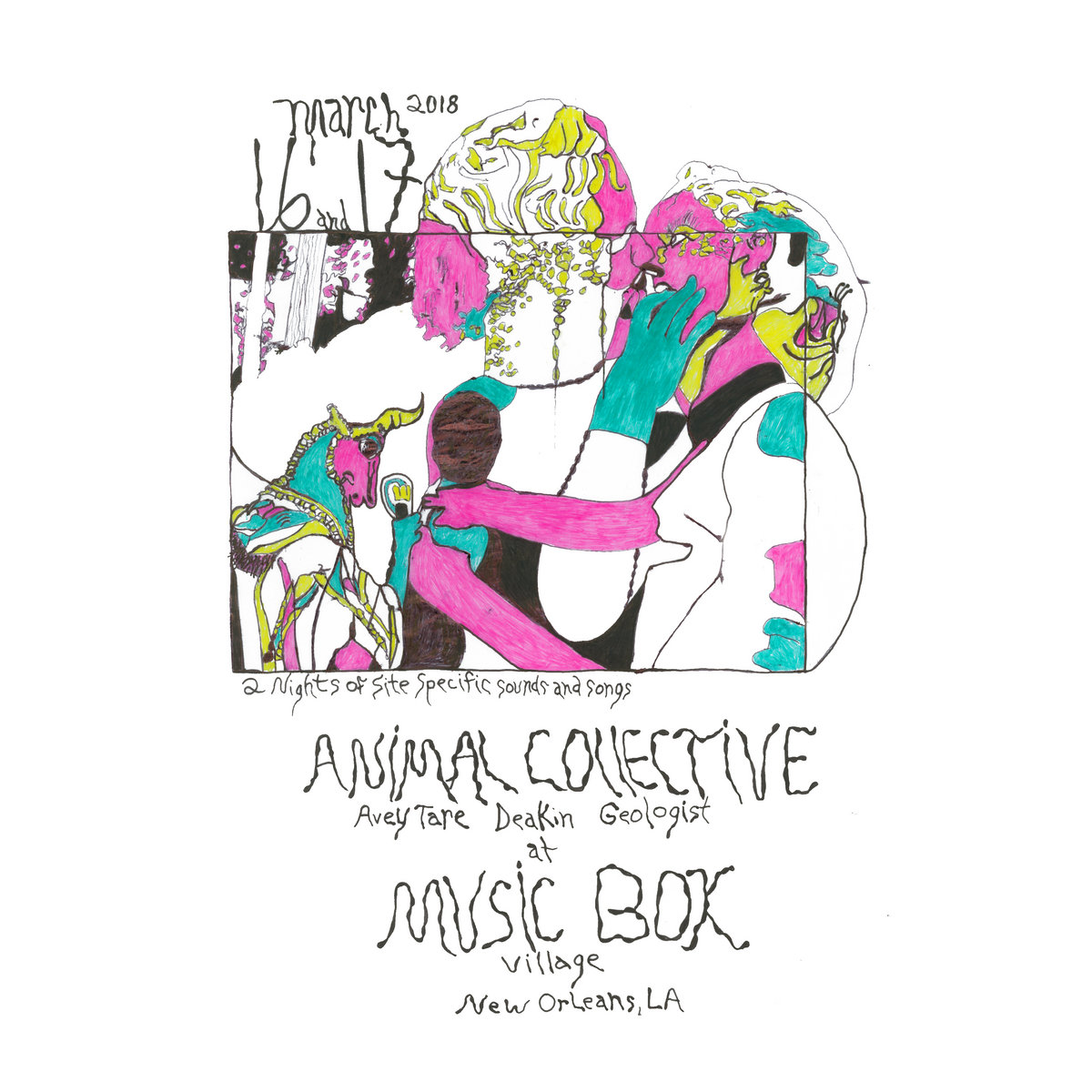 Live at Music Box Village by Animal Collective (Album, Neo-Psychedelia ...