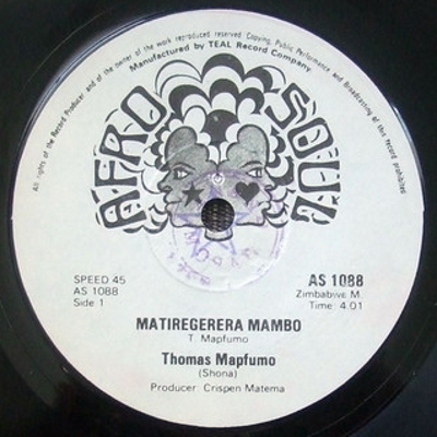 Matiregerera Mambo / Zvandiviringa by Thomas Mapfumo (Single): Reviews ...