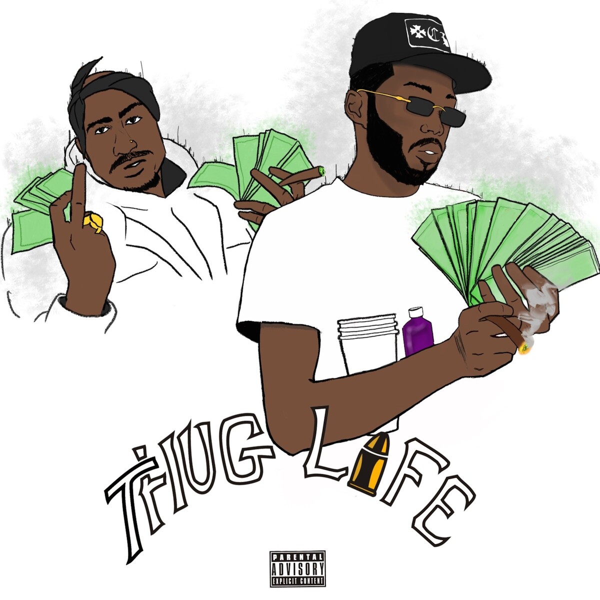 Thug Life by Dee Aura (Single, Gangsta Rap): Reviews, Ratings, Credits ...