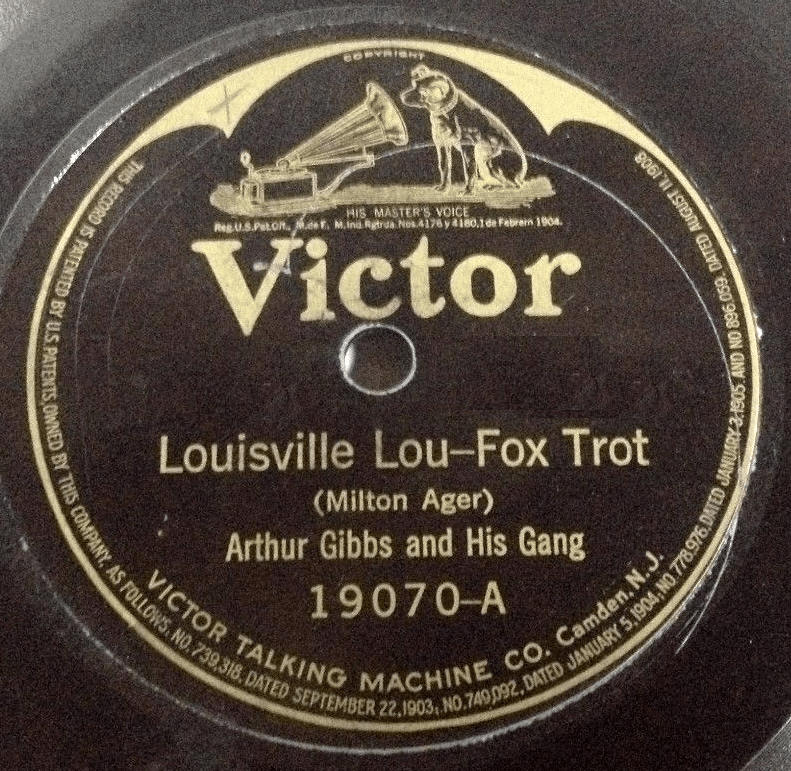 Louisville Lou / Beale Street Mamma by Arthur Gibbs and His Gang ...