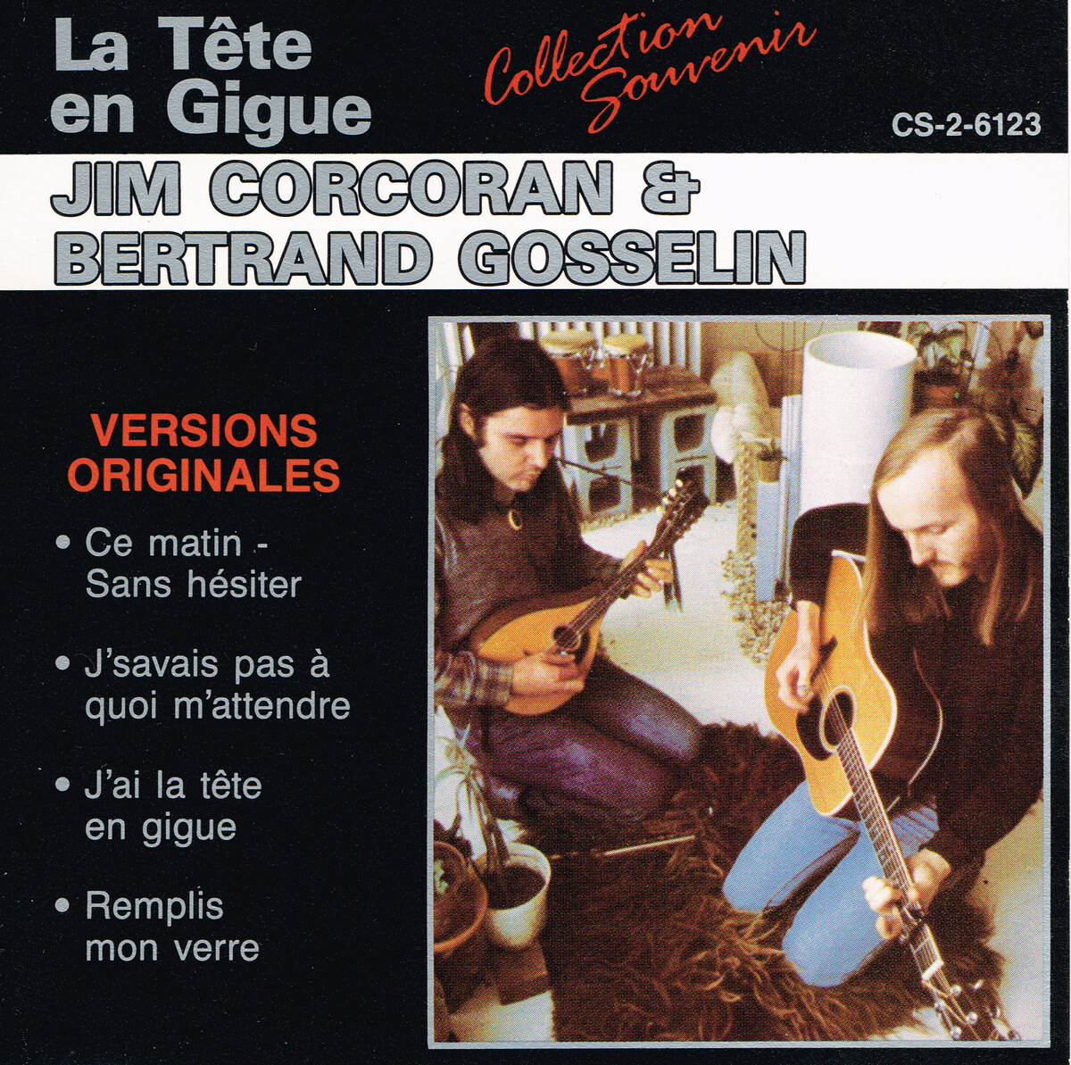 La tête en gigue by Jim Corcoran & Bertrand Gosselin (Album; Madacy; CS ...