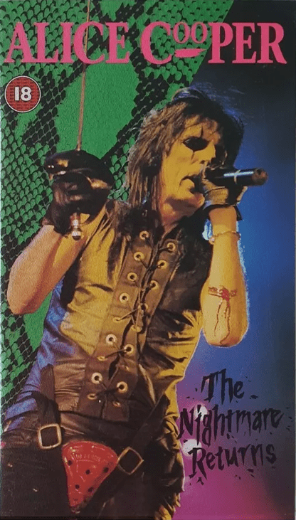 The Nightmare Returns by Alice Cooper (Video; Hendring; HEN 2052 D ...