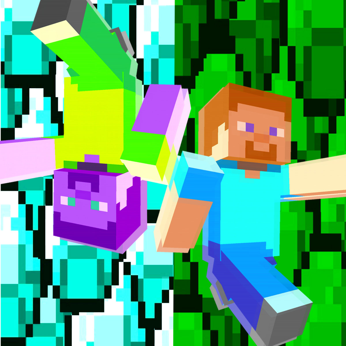 Minecraft Steve by Knock Monsterr, Justin Abisror, Lil Noose & griffy ...