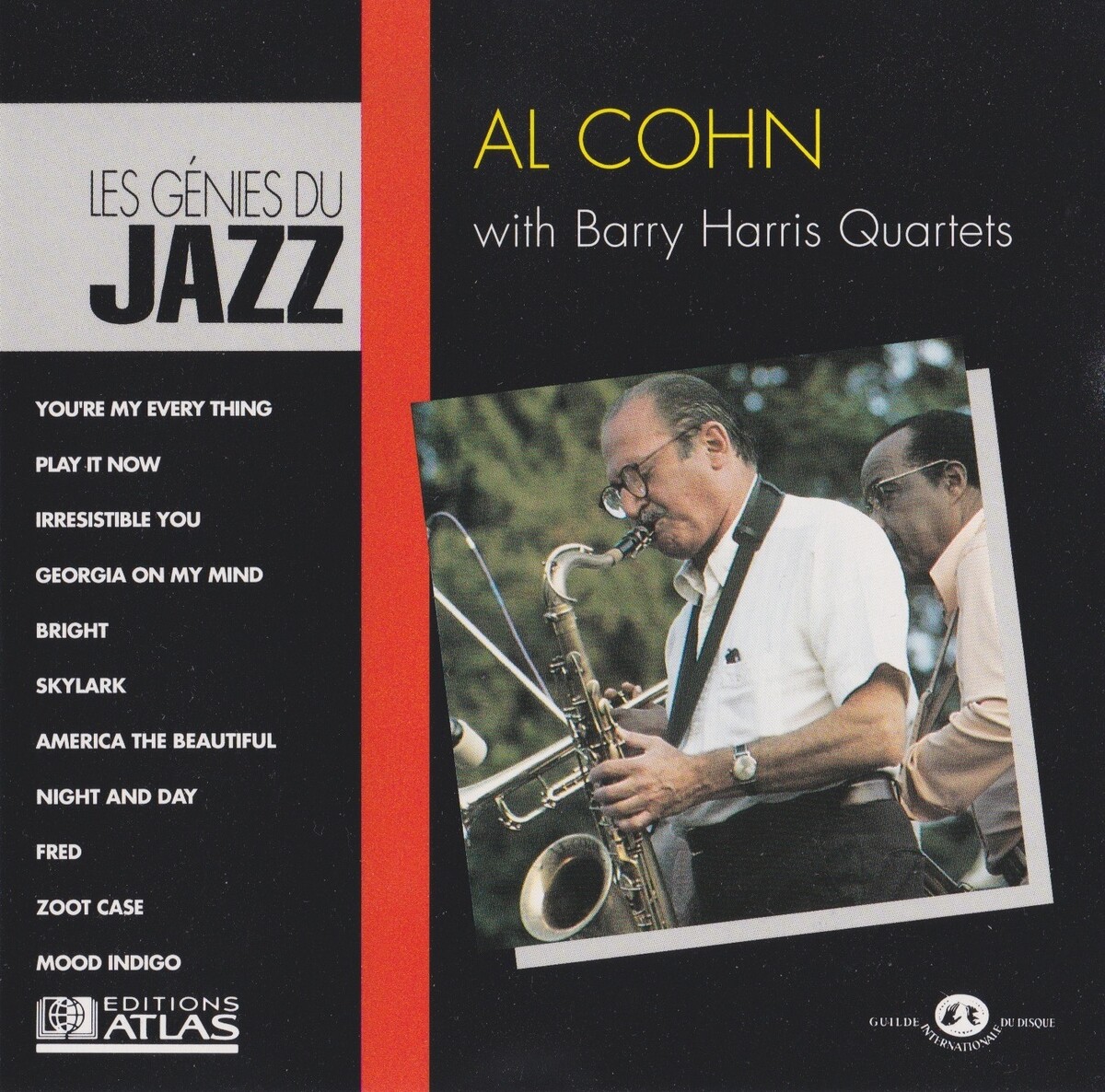 Al Cohn with Barry Harris Quartets by Al Cohn (Album, Cool Jazz ...