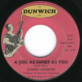 A Girl As Sweet As You / Little Brother by Sounds Unlimited (Single ...