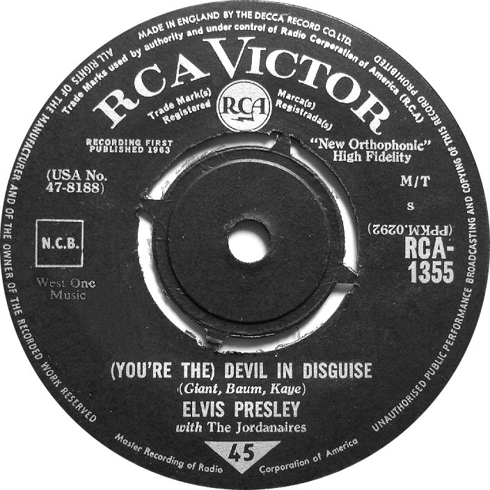 (You're the) Devil in Disguise / Please Don't Drag That String Around ...
