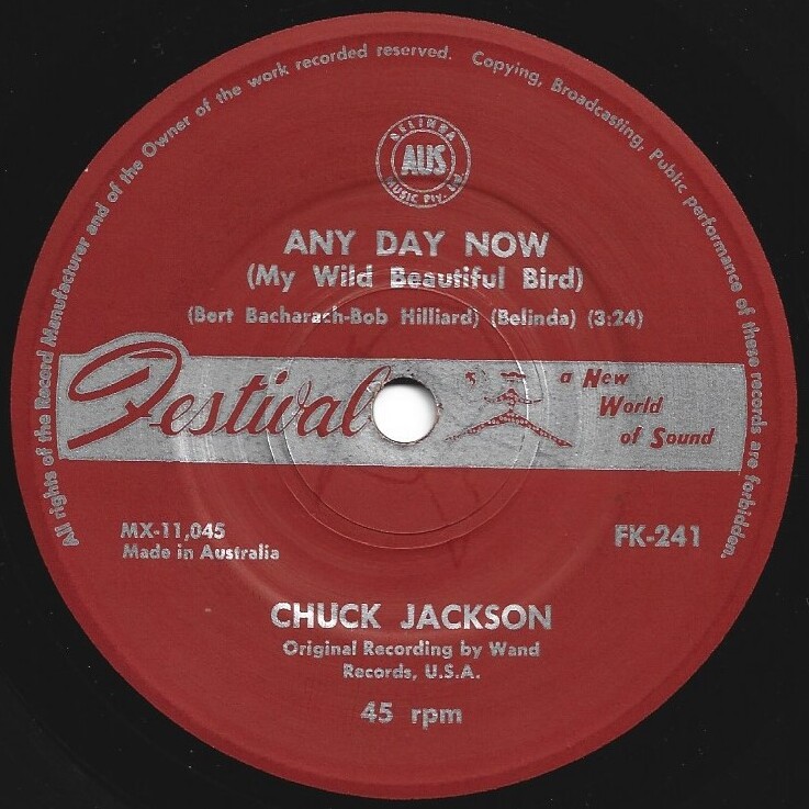 Any Day Now (My Wild Beautiful Bird) / The Prophet by Chuck Jackson ...